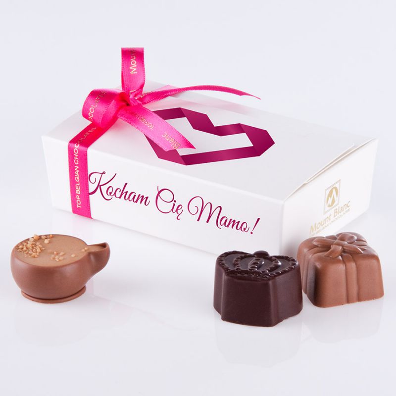 Mini Ballotin White no.3 Kocham Cię mamo